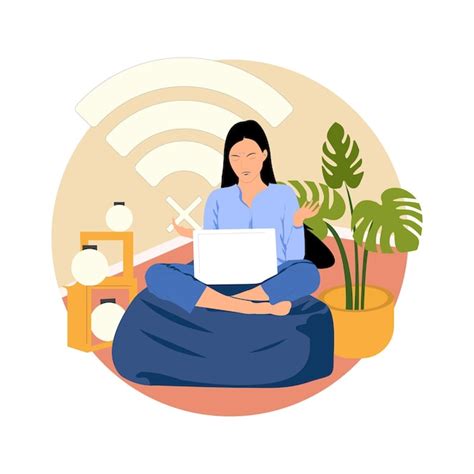Premium Vector No Internet Connection Concept Illustration