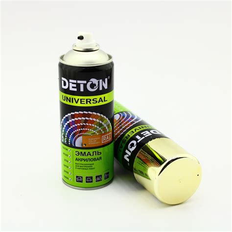 U9020 Аэрозольная краска "Deton Universal" цвет Золото, глянцевая ...