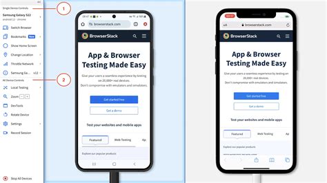 Multi Device Testing In A Single Tab With Browserstack Live