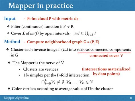 Tutorial Of Topological Data Analysis Part 3 Mapper Algorithm Pdf