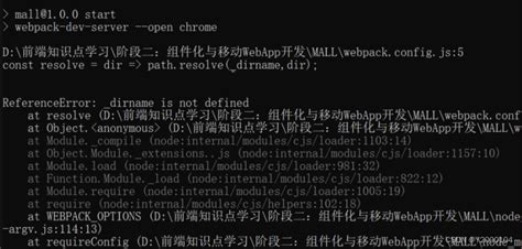 Referenceerror Dirname Is Not Defined Csdn博客
