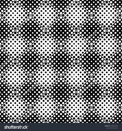 Seamless Geometrical Circle Pattern Background Design Stock Vector