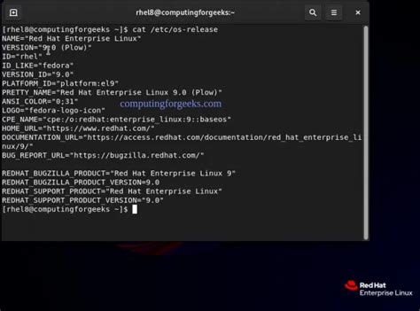 How To Upgrade To RHEL 9 From RHEL 8 Linux ComputingForGeeks