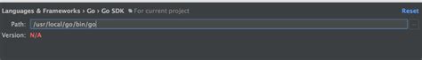 Go Binary Not Identified By Webstorm Stack Overflow