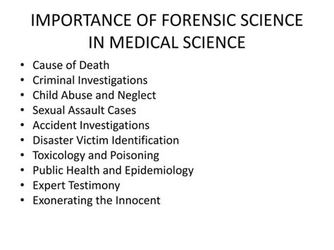 Introduction To Forensic Scienceppt Forensic Nursing Pptx