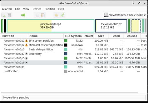 Merging Two Partitions One Being The System Partition Rlinuxquestions