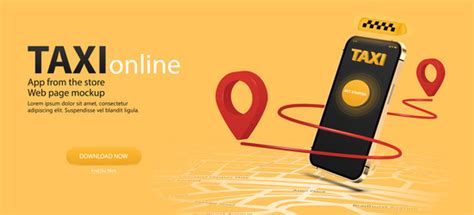 Navigation Map Mobile App Taxi Gps Tracker Vector Image
