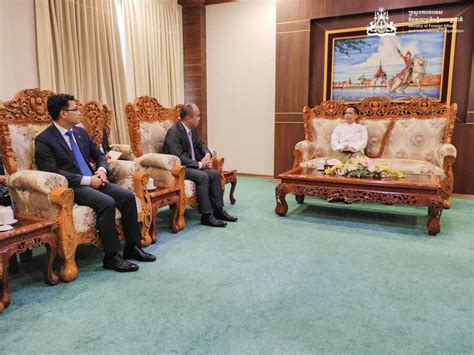 លោក គង់ ភោគ បានអញ្ជើញដឹកនាំគណៈប្រតិភូទៅបំពេញទស្សនកិច្ចការងារនៅសាធារណរដ្ឋសហភាពមីយ៉ាន់ម៉ា