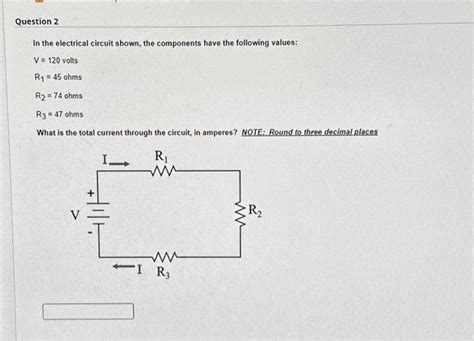 solved in the electrical circuit shown the components have