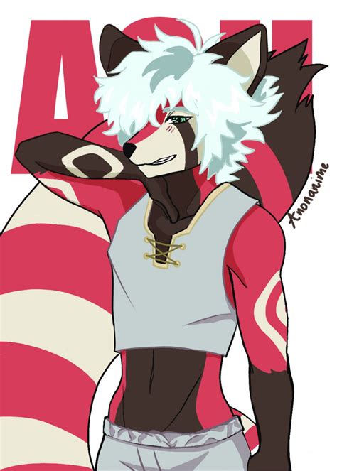 Anime Red Panda Boy