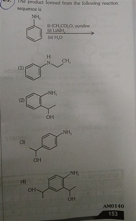 The product formed from the following reaction sequence is (i) (CH3 CO2