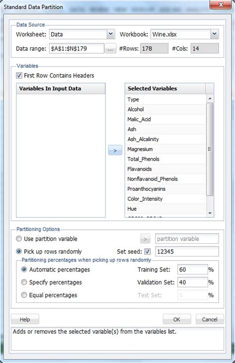 Standard Data Partition Solver