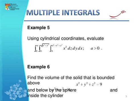 14 6 Triple Integrals In Cylindrical And Spherical Coordinates