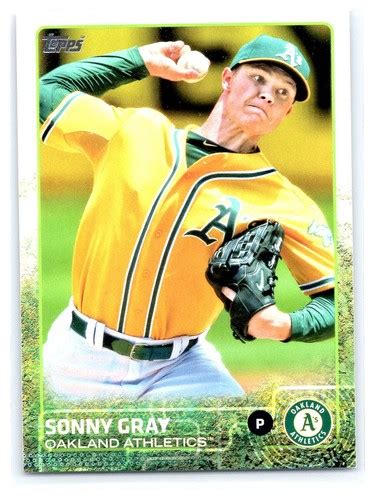 2015 Topps Baseball 305 Sonny Gray Oakland Athletics Ebay