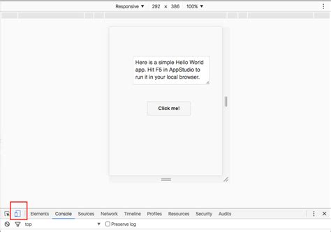 Using The Chrome Debugger NSB App Studio