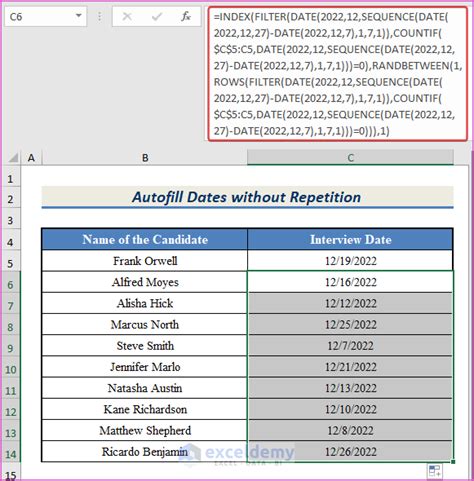 how to autofill dates in excel 3 methods exceldemy