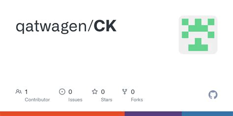 GitHub Qatwagen CK