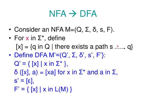 Ppt Lecture 7 From Nfa To Dfa Powerpoint Presentation Free Download Id461773