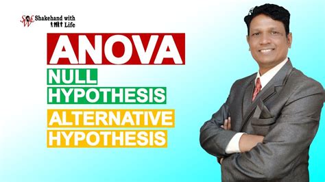 Null Hypothesis And Alternative Hypothesis Anova Hypothesis