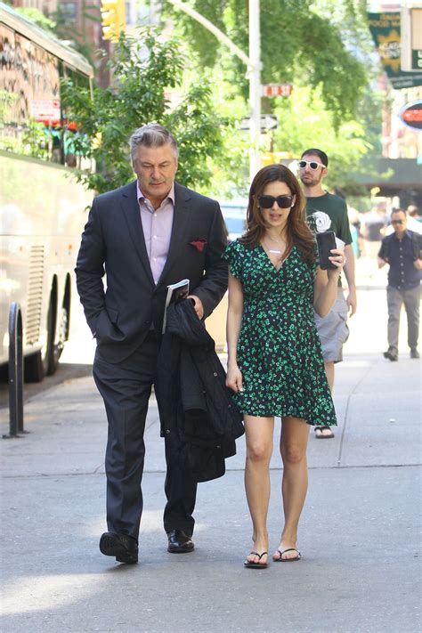 HILARIA And Alec BALDWIN Out And About In New York HawtCelebs