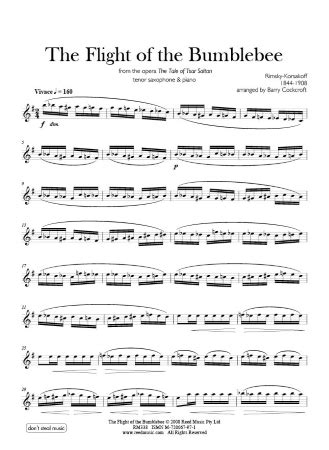 Flight Of The Bumblebee Sheet Music For Violin Solo 52 Off