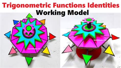 How To Make Working Model For Trigonometric Identities Maths Project Science Projects Maths