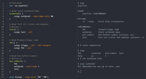 github sigoden argc a bash cli framework also a task runner