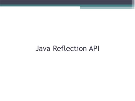 Metaprogramação Api Reflection Da Linguagem Java Ppt Carregar