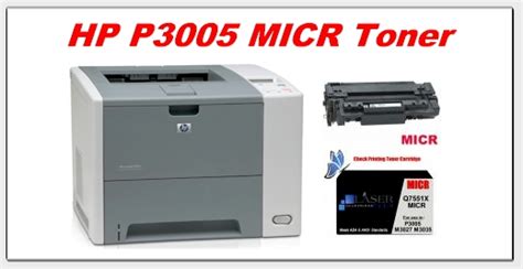HP P3005 MICR Toner