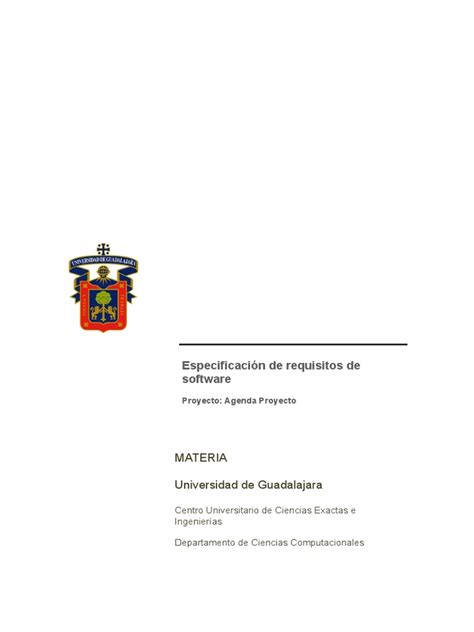 Requerimientos De Software Según El Estándar Ieee 830 Pdf Software Bases De Datos