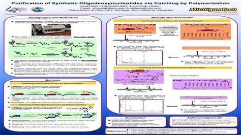 Purification Of Synthetic Oligodeoxynucleotides Via Catching By Polymerization Technology Networks
