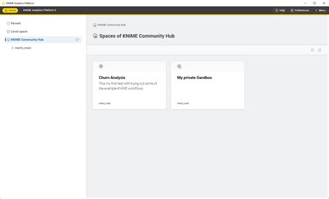 Knime Community Hub User Guide