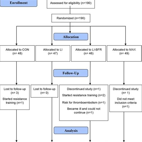 Flow Diagram Of The Progress Through The Phases Of A Stratified
