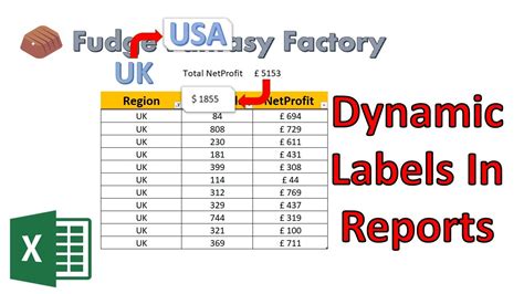 How To Create Automatic Dynamic Labels And Column Headers In MS Excel YouTube