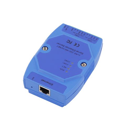 2 Ports RS232 RS485 RS422 Serial To Ethernet Server