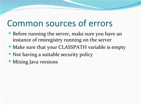 Java Remote Method Invocation Ppt
