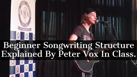 Beginner Songwriting Structure Explained In Detail Youtube