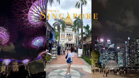 Vlog 싱가포르 마지막 여행브이로그 Ep3🇸🇬 L 아랍스트리트 가든스바이더베이 파이브가이즈 사테바이더베이 맛집투어 Youtube