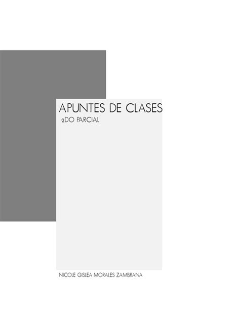 Apuntes De Clases 2do Parcial Pdf