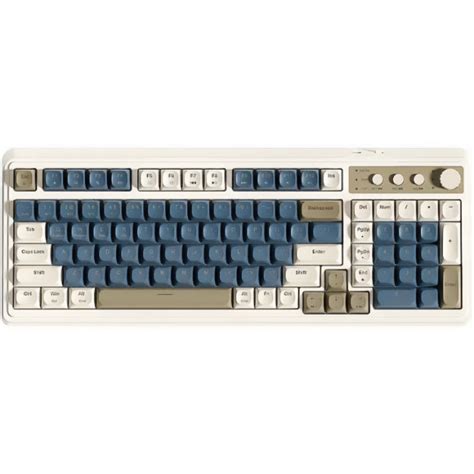 Lenovo Lecoo C99 Tri Mode Silicone Wireless Membrane Keyboard Blue