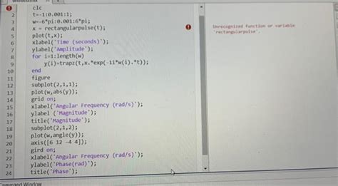 solved matlab code clc close all clear all t 1 0 001 1