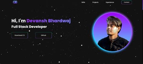 Devansh Bhardwaj On Linkedin Nextjs React Mongodb Tailwindcss Framermotion Threejs