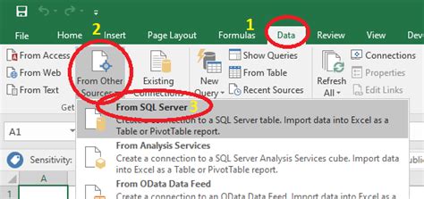 Πώς συνδέουμε ένα Microsoft Excel με τον Sql Server Dataplatformgr