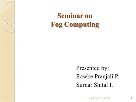 Fog Computing 000 Pptx