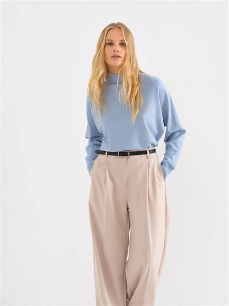 Джемпер женский Kjl 230625 светло голубой купить с доставкой цена в интернет магазине Conso