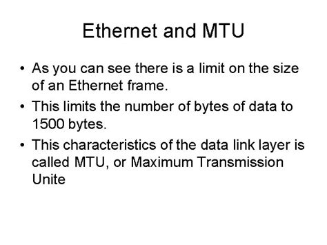 Ethernet Encapsulation Rfc 894 Ethernet The Term Ethernet
