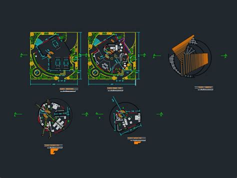 Circular Dwelling In Autocad Cad Download 27668 Kb Bibliocad