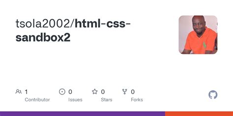 GitHub Tsola Html Css Sandbox