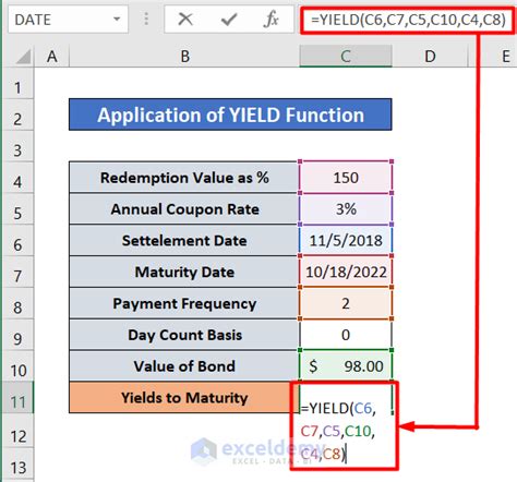 How To Calculate YTM Of A Bond In Excel 4 Suitable Methods