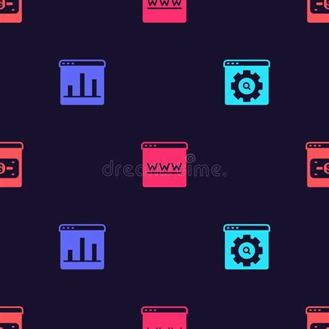 Set Browser Setting Graph Chart Infographic Window And Online